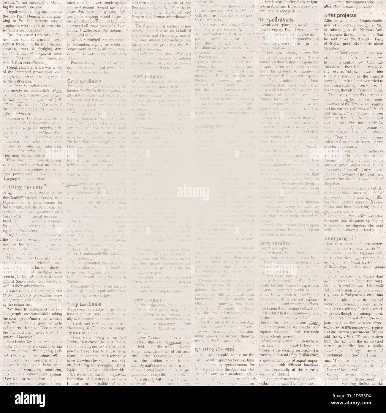 Old paper newspaper grunge background with space for text. Vintage ...