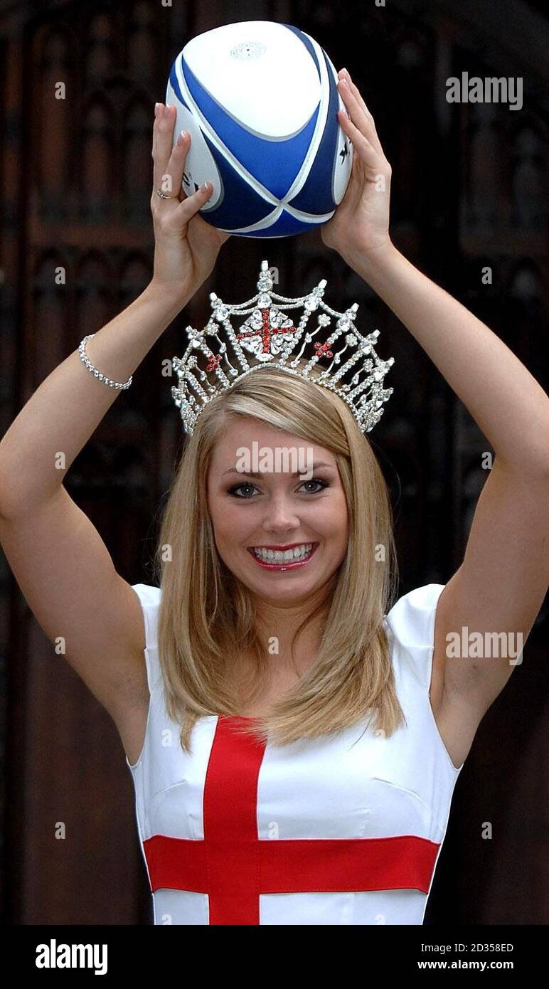 The current Miss England, Georgia Horsley, promotes St Georges Day ...