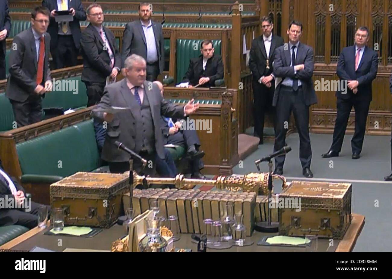 SNP Westminster leader Ian Blackford speaks during Prime Minister's ...