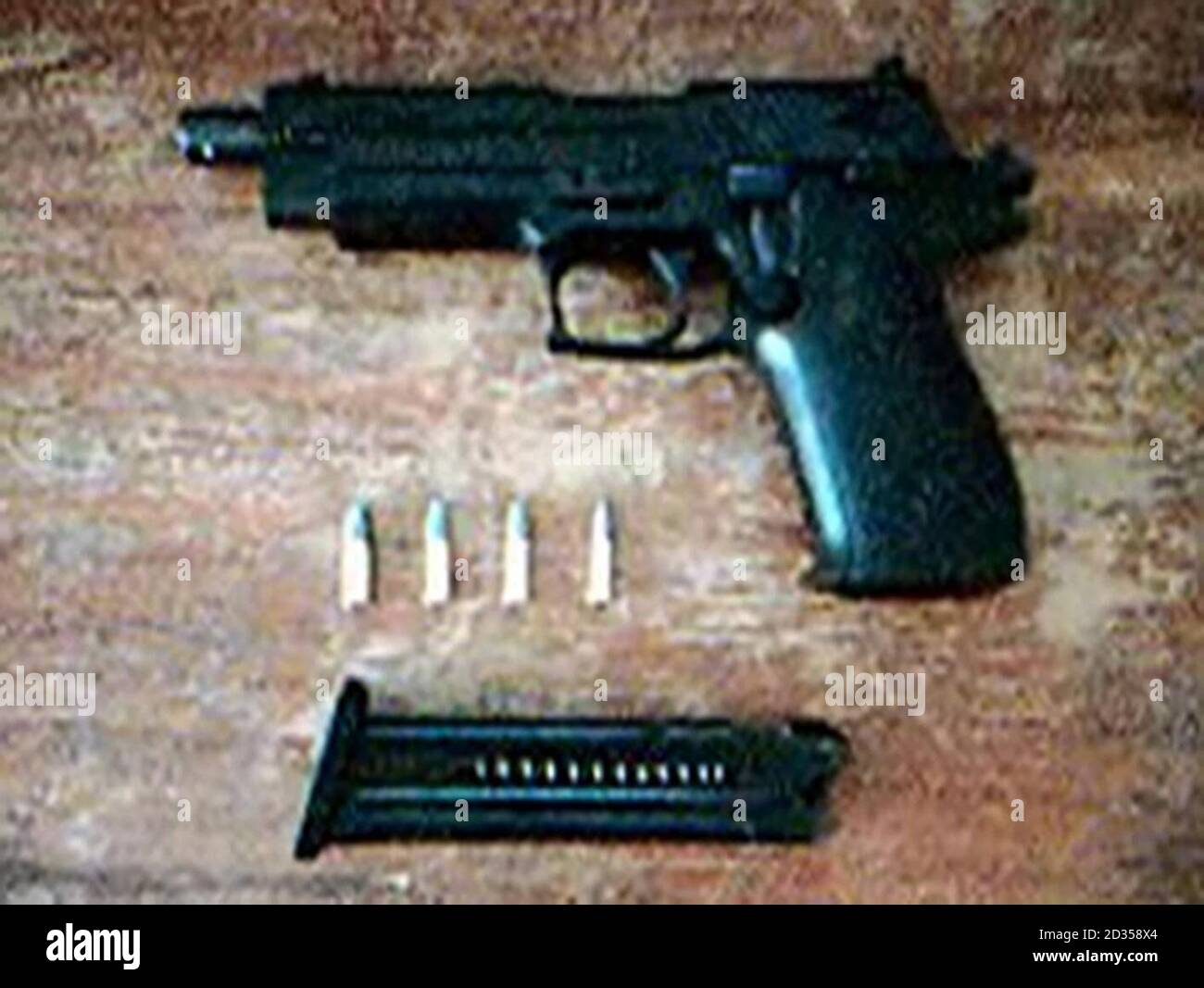Picture taken from an internet website of the gun used by teenage ...