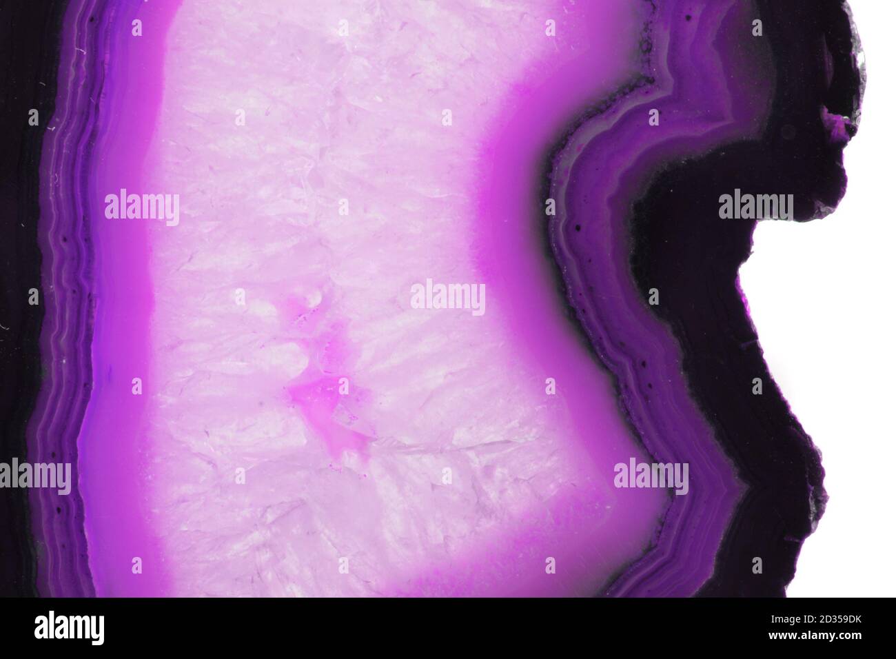 white and violet agate texture as nice mineral background Stock Photo ...