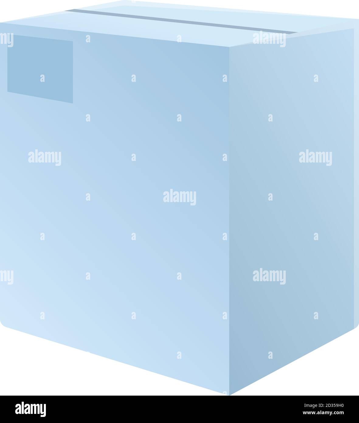 White box icon. Cartoon of white box vector icon for web design ...