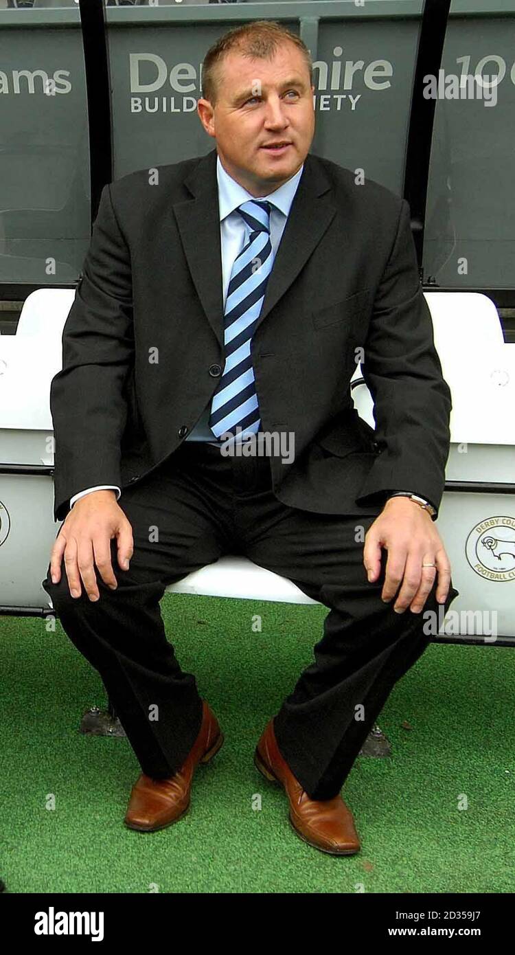 Derby county new manager paul jewell press conference pride park hi-res ...