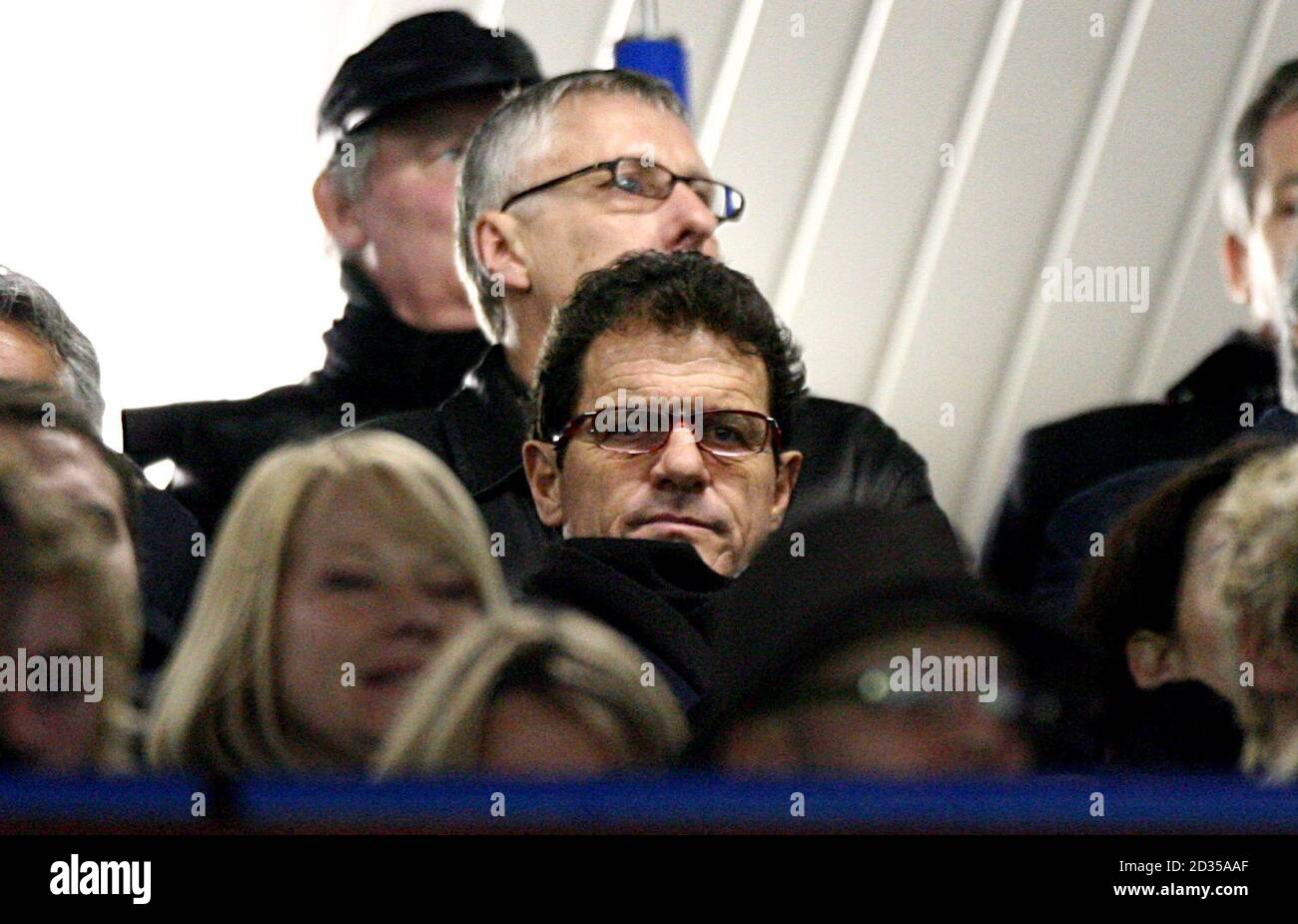 England manager Fabio Capello in the stands Stock Photo - Alamy