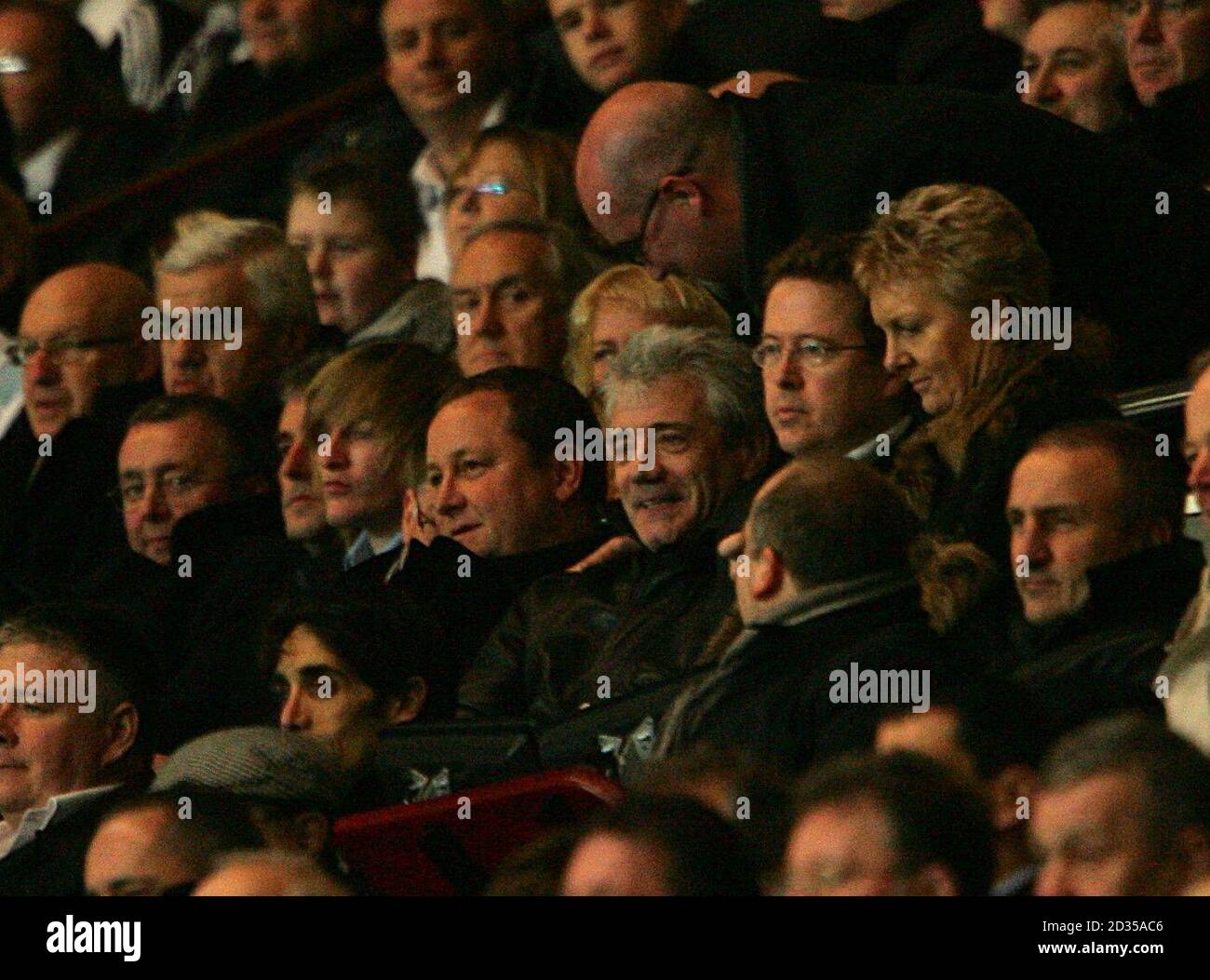 Newly appointed Newcastle United manager Kevin Keegan takes his seat in ...