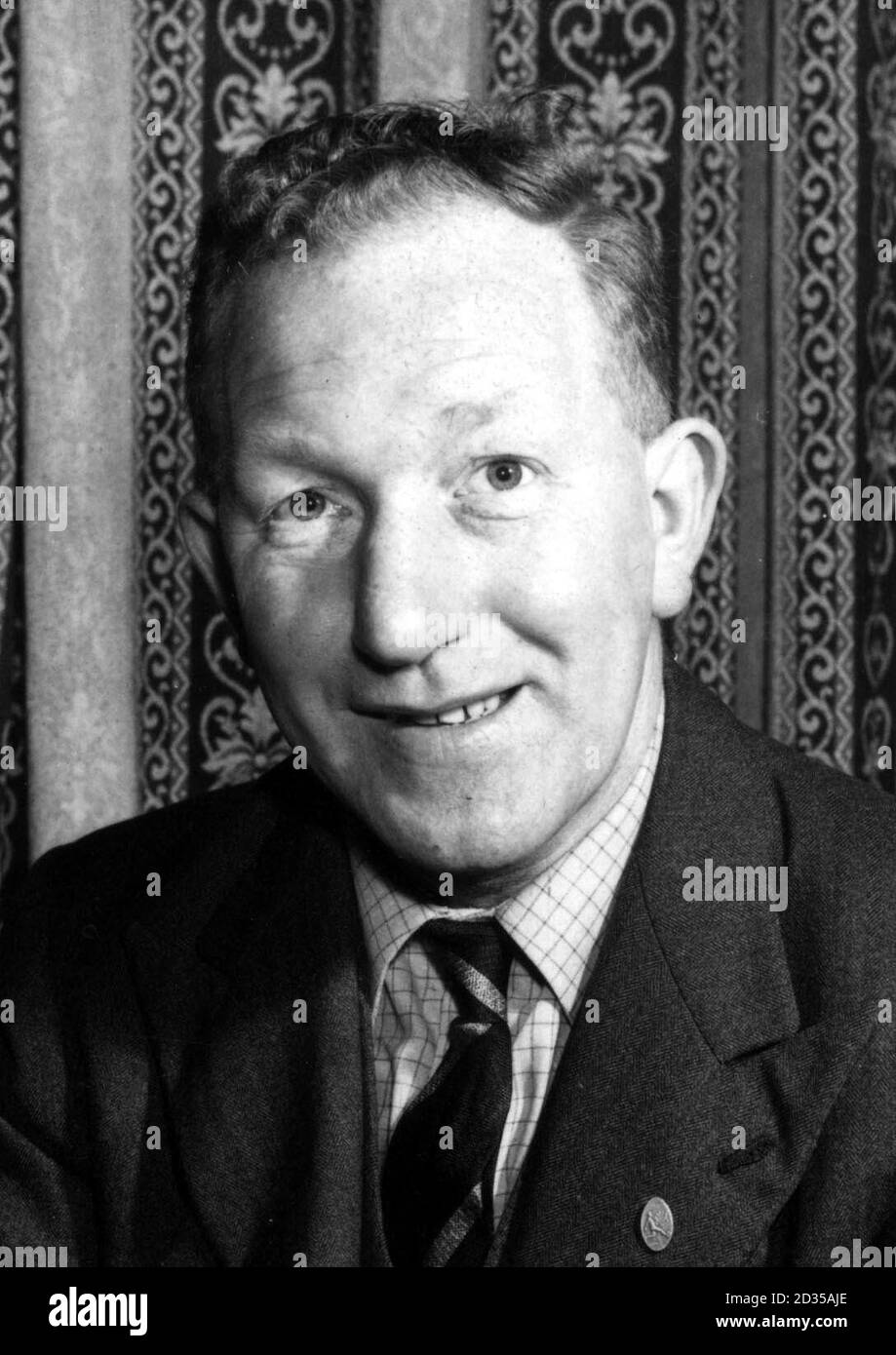 Mr Bert Whalley, the team coach, who was in the Manchester United party ...