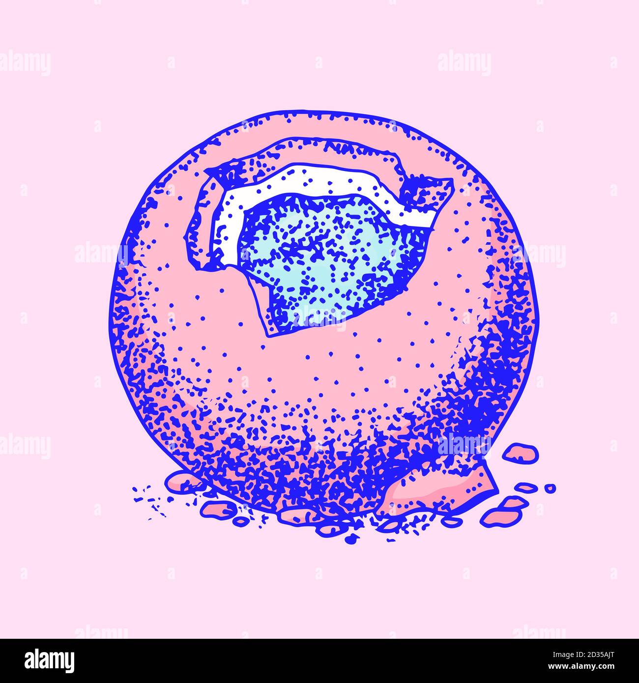 Draw a bath Stock Vector Images - Alamy