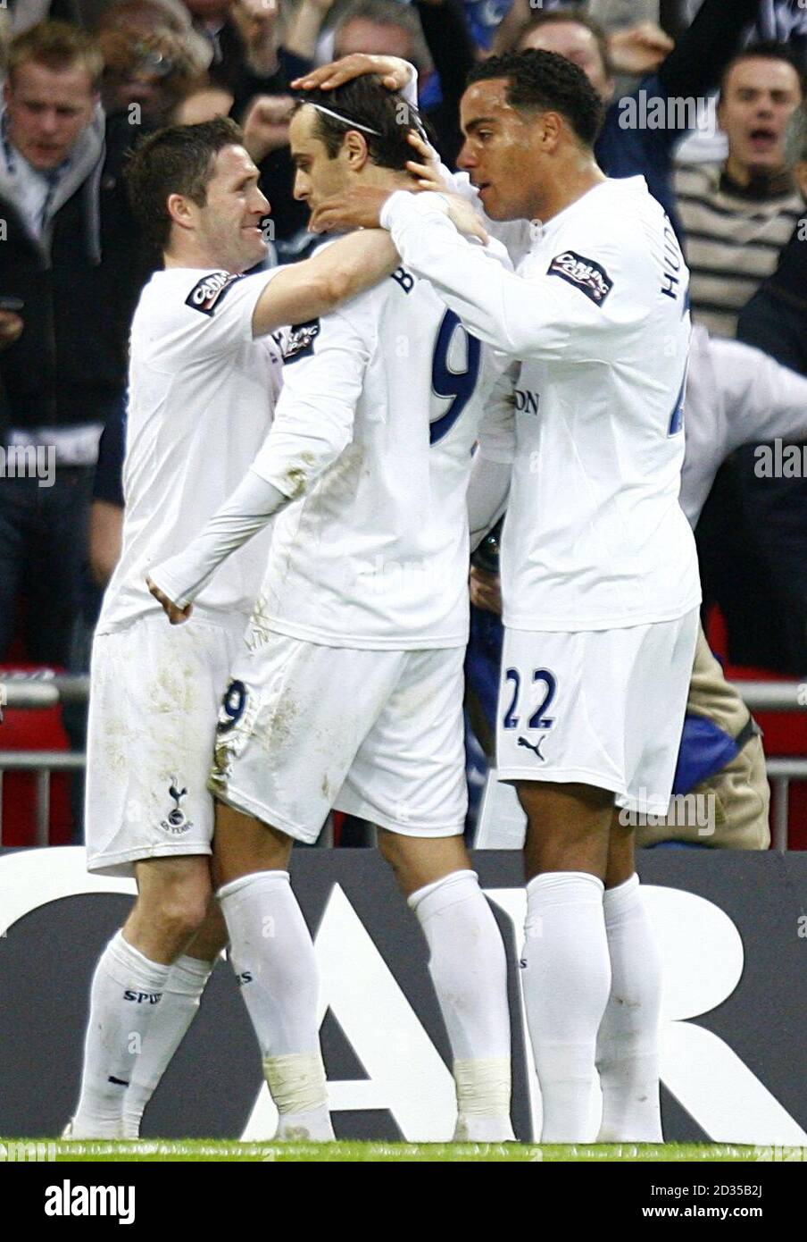 Tottenham Hotspur's Dimitar Berbatov celebrates scoring from the ...