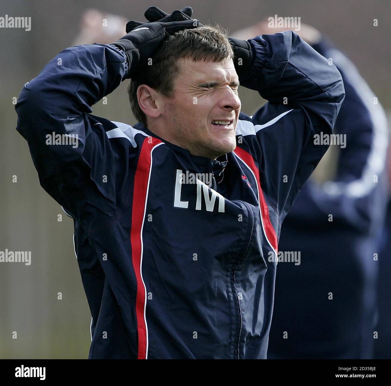 Rangers Lee McCulloch during a training session at Murray Park, Glasgow ...