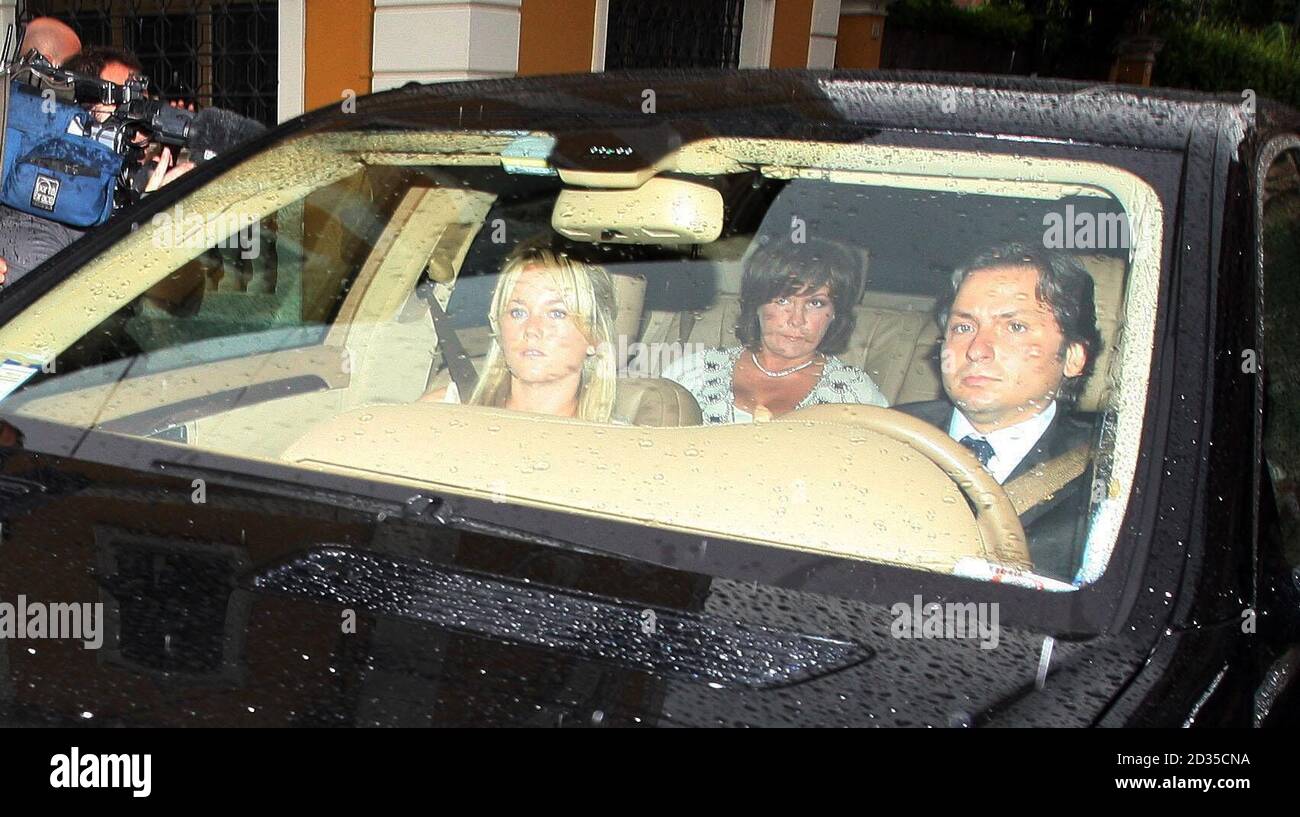 Colette McLoughlin (centre), mother of Coleen McLoughlin arrives at the ...