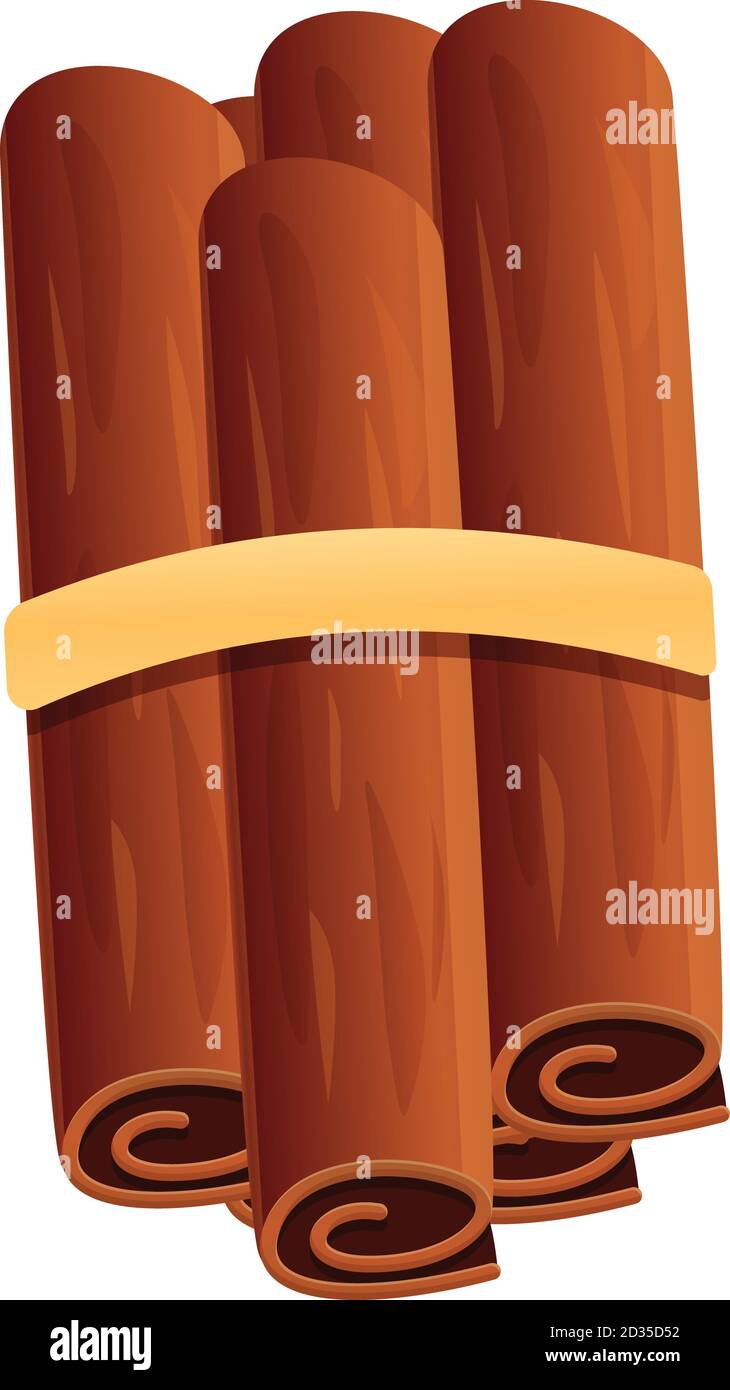 Cinnamon sticks pack icon. Cartoon of cinnamon sticks pack vector icon ...