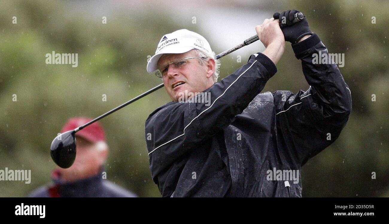 Sandy Lyle during Round One of the Open Championship at the Royal ...