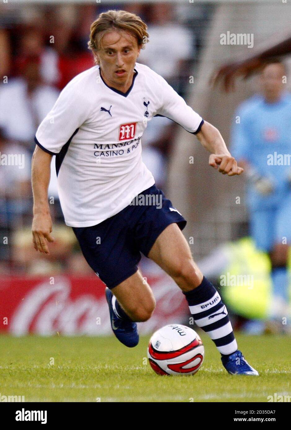 Tottenham's Luka Modric during the Pre-Season Friendly at the Matchroom ...