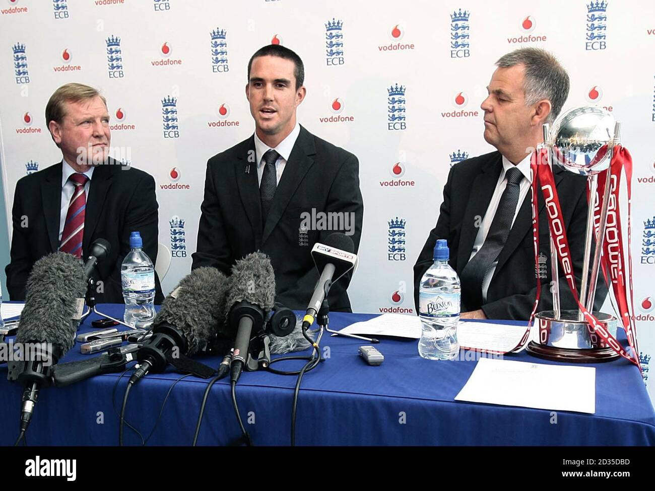 Geoff Miller (left), England Cricket's National Selector and Hugh ...