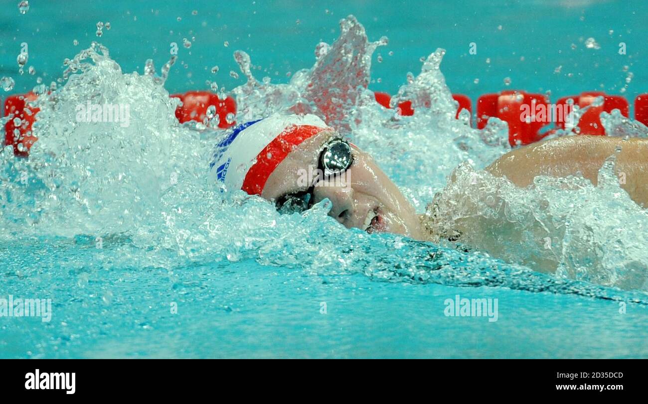 Great Britains Rebecca Adlington During Her 400 Metres Freestyle Heat