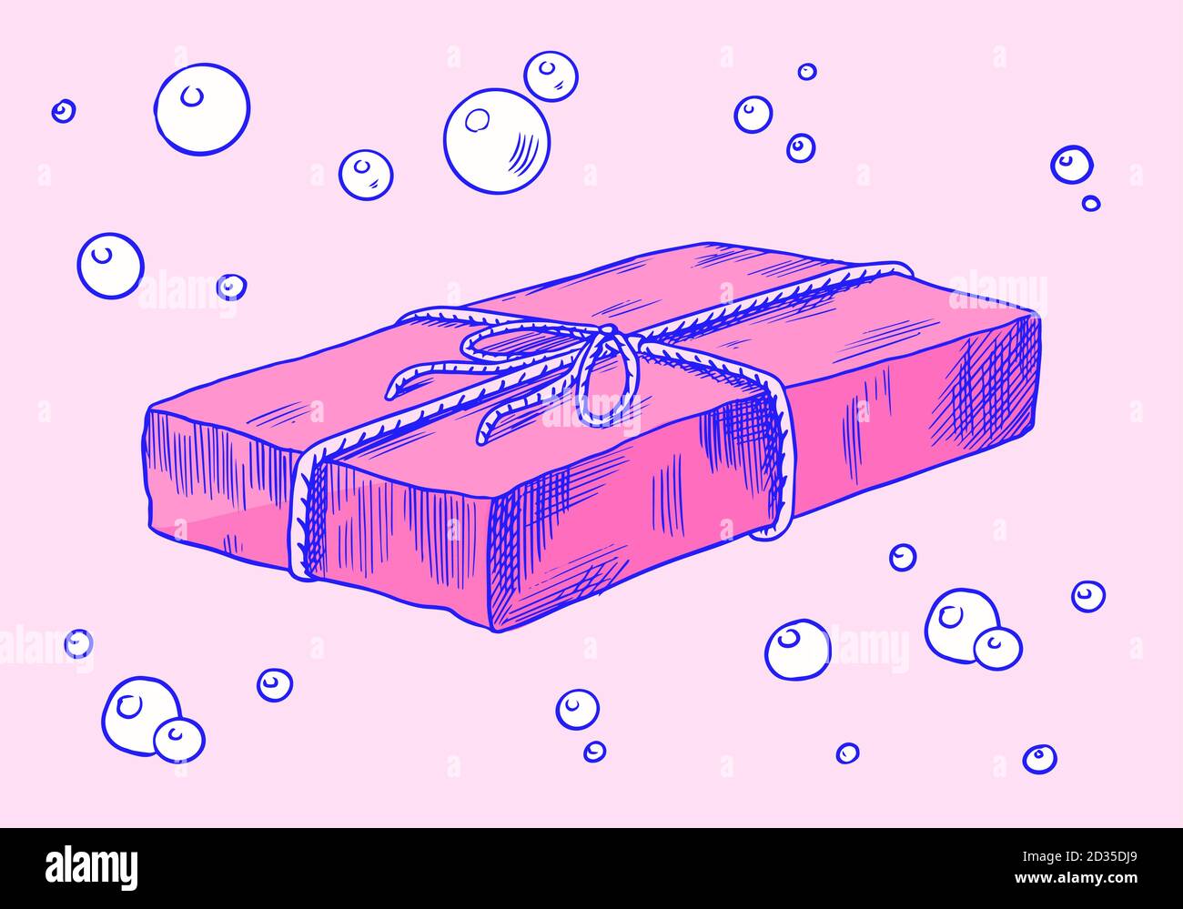 Draw a bath Stock Vector Images - Alamy