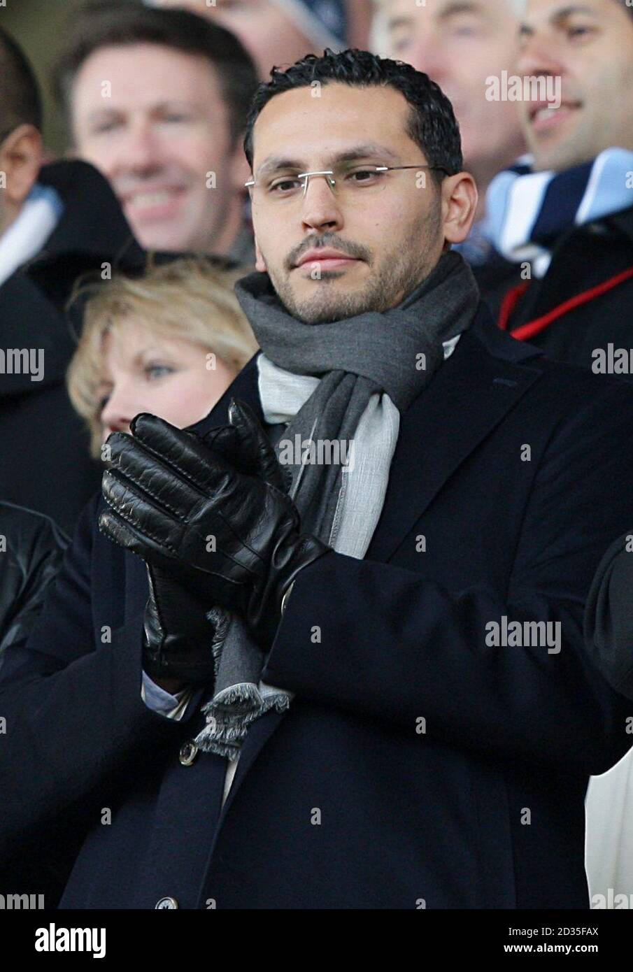 Manchester City's Khaldoon Al Mubarak in the stands Stock Photo - Alamy