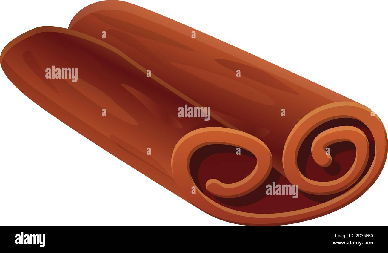 Cinnamon stick icon. Cartoon of cinnamon stick vector icon for web ...