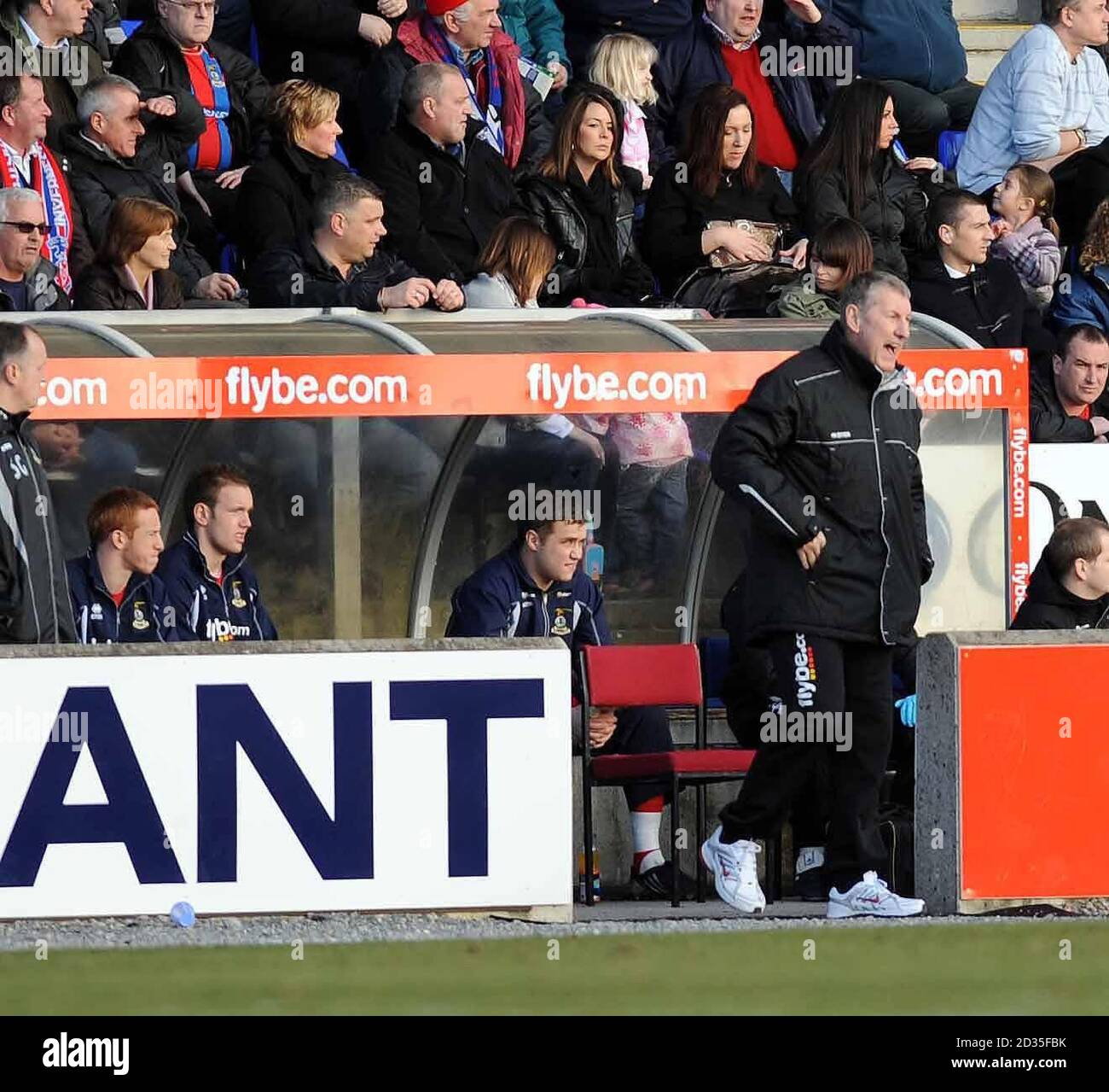 New Inverness manager Terry Butcher during the Clydesdale Bank Scottish ...