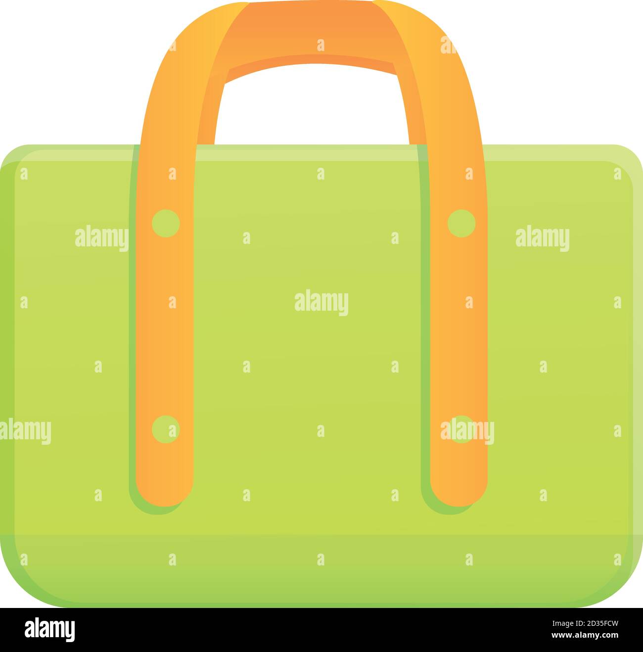 Textile laptop bag icon. Cartoon of textile laptop bag vector icon for ...