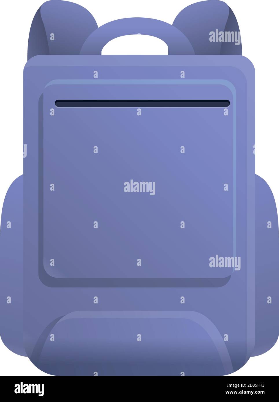 Textile laptop backpack icon. Cartoon of textile laptop backpack vector ...