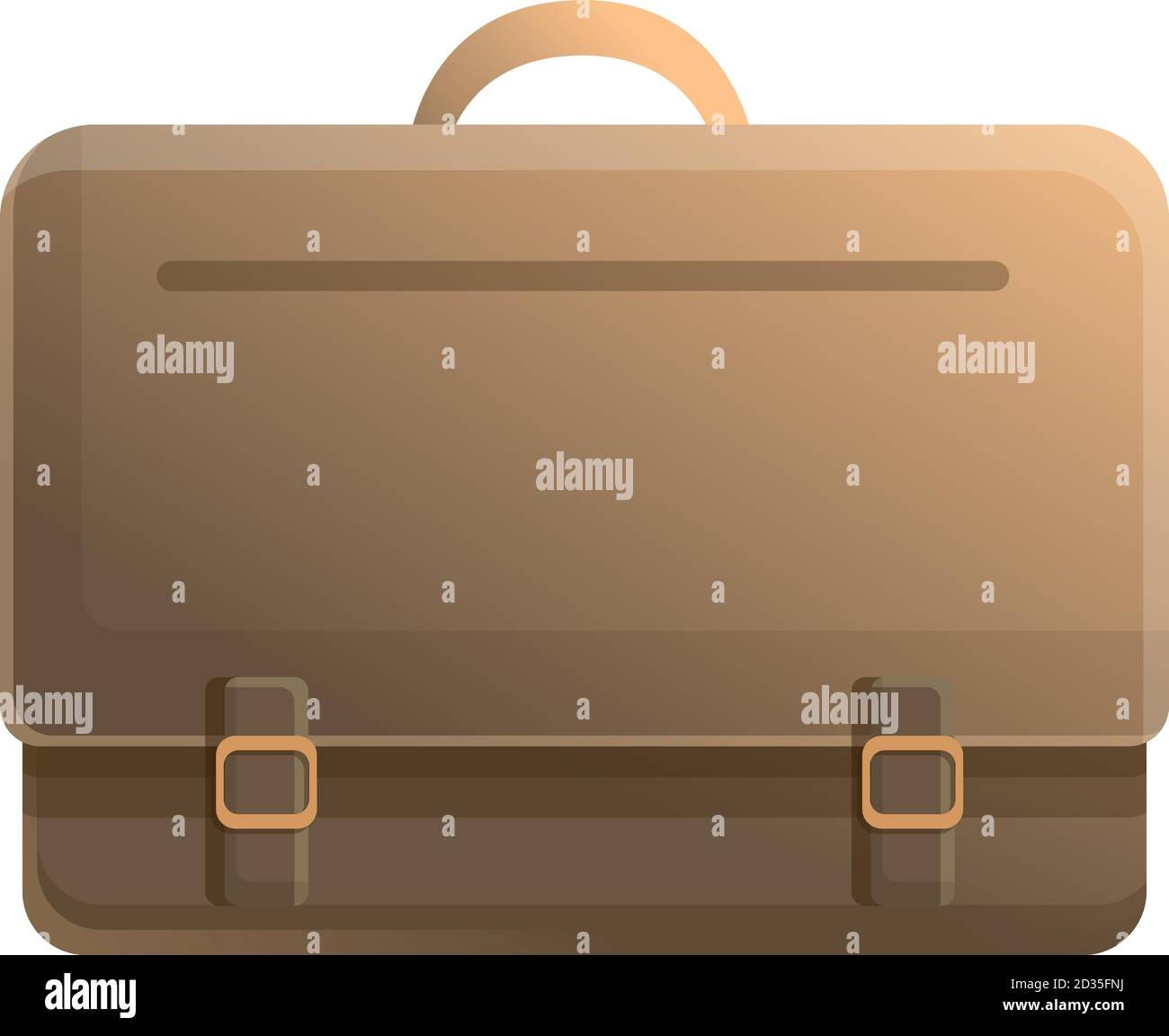 Belt laptop bag icon. Cartoon of belt laptop bag vector icon for web ...