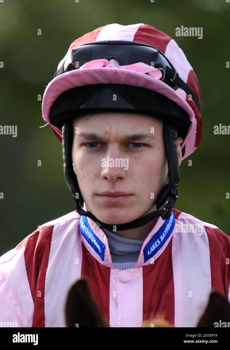Jockey Luke Morris Stock Photo - Alamy