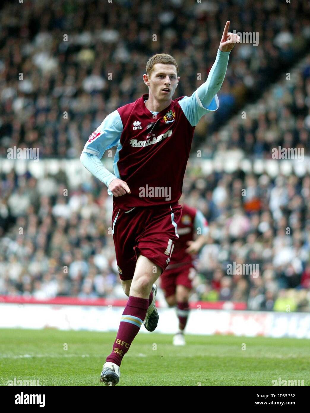 Burnley's Chris McCann celebrates scoring the opening goal during the ...