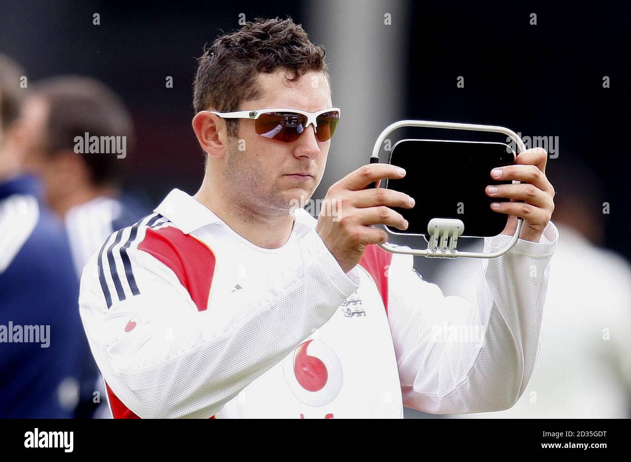England's Tim Bresnan during a practice session at Lord's Cricket ...