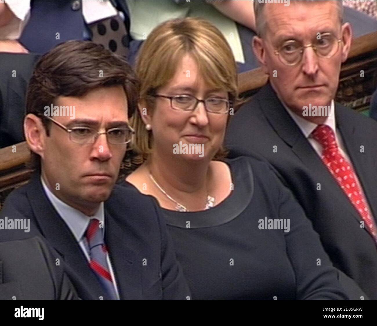 Jacqui Smith (centre) during Prime Minister's Questions in the House of ...