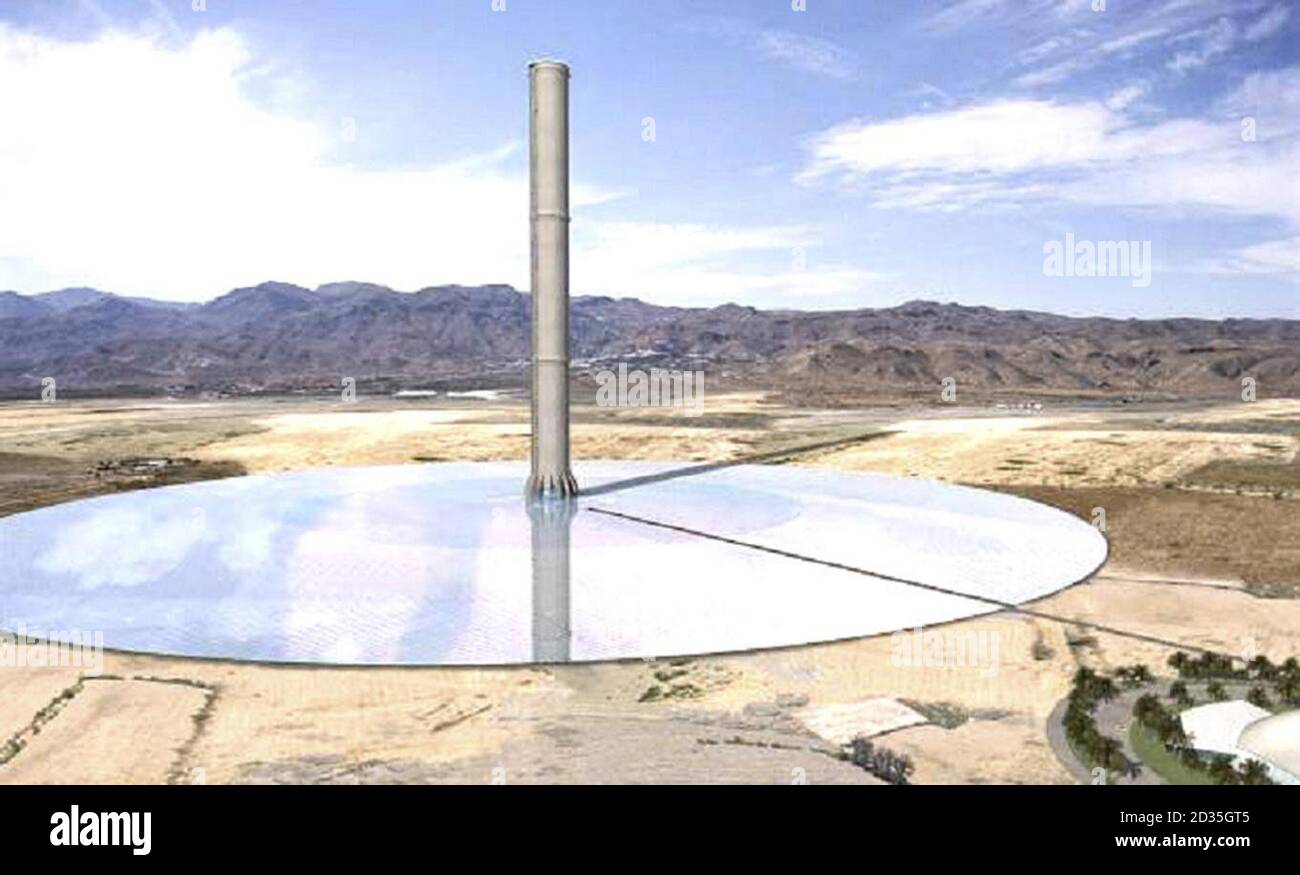 Solar updraft tower hi-res stock photography and images - Alamy