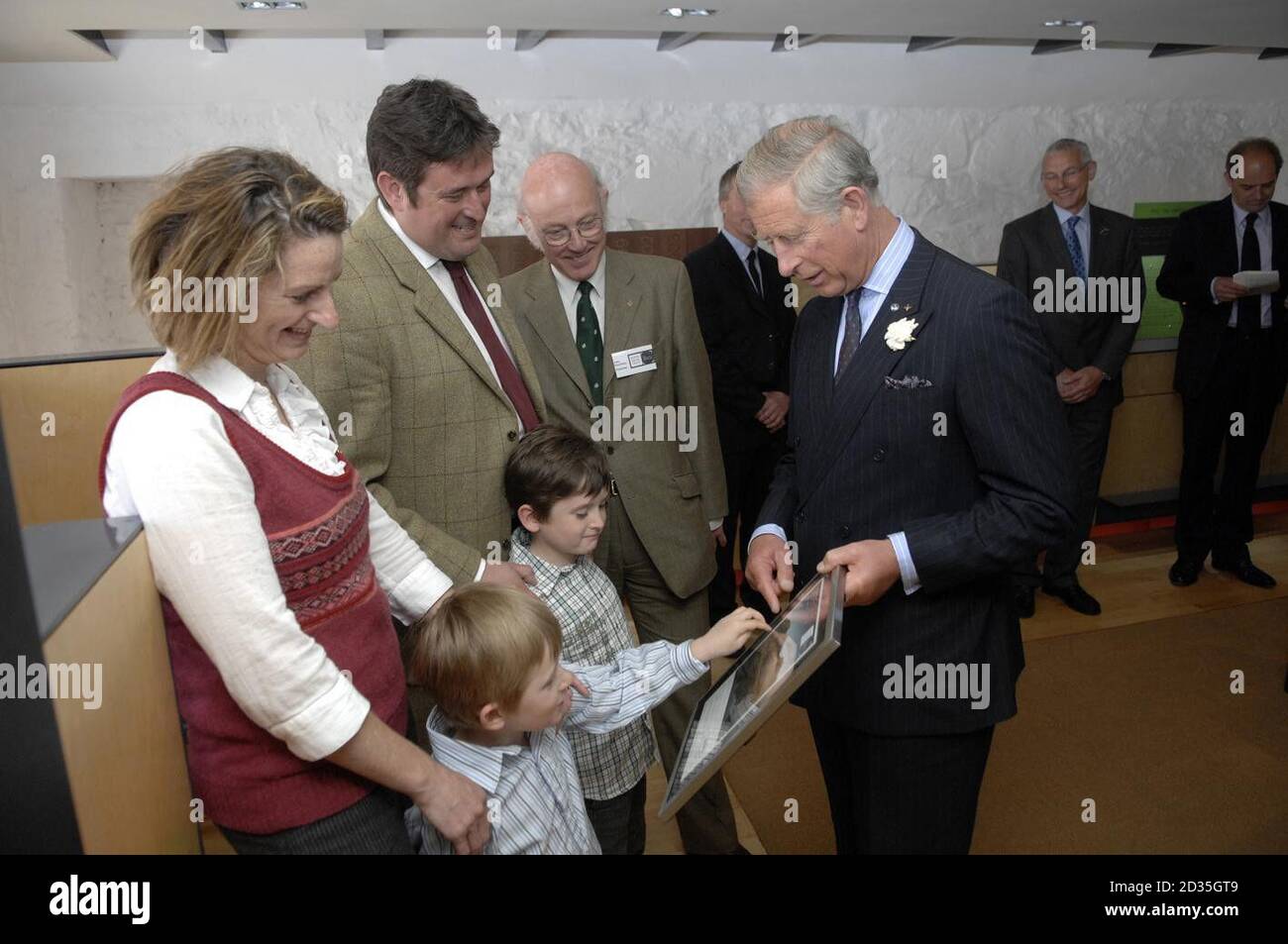 The Duke of Rothesay, also known as the Prince of Wales, meets Andrew ...