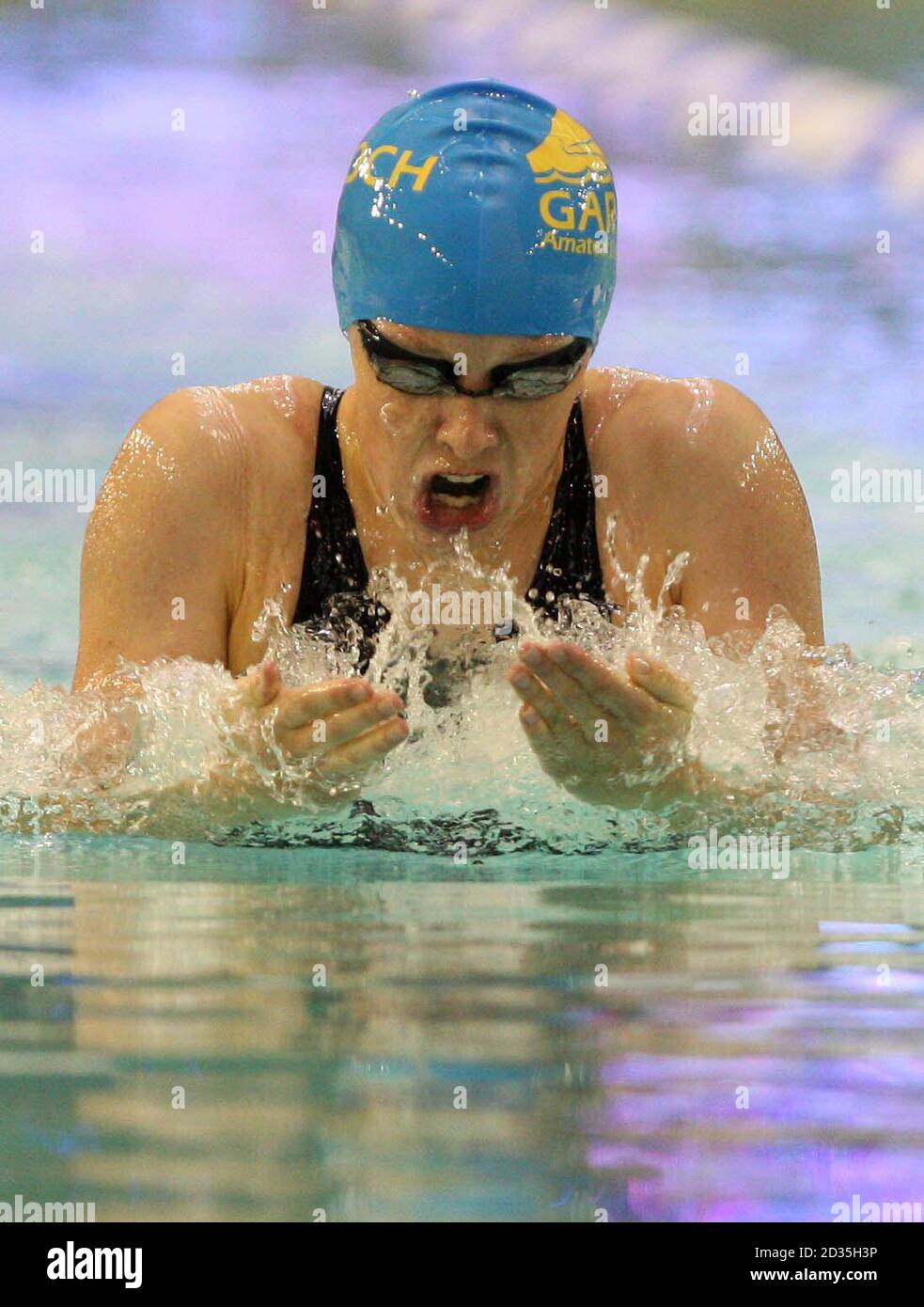 Hannah Miley in action during the Scottish Gas National Open Swimming ...