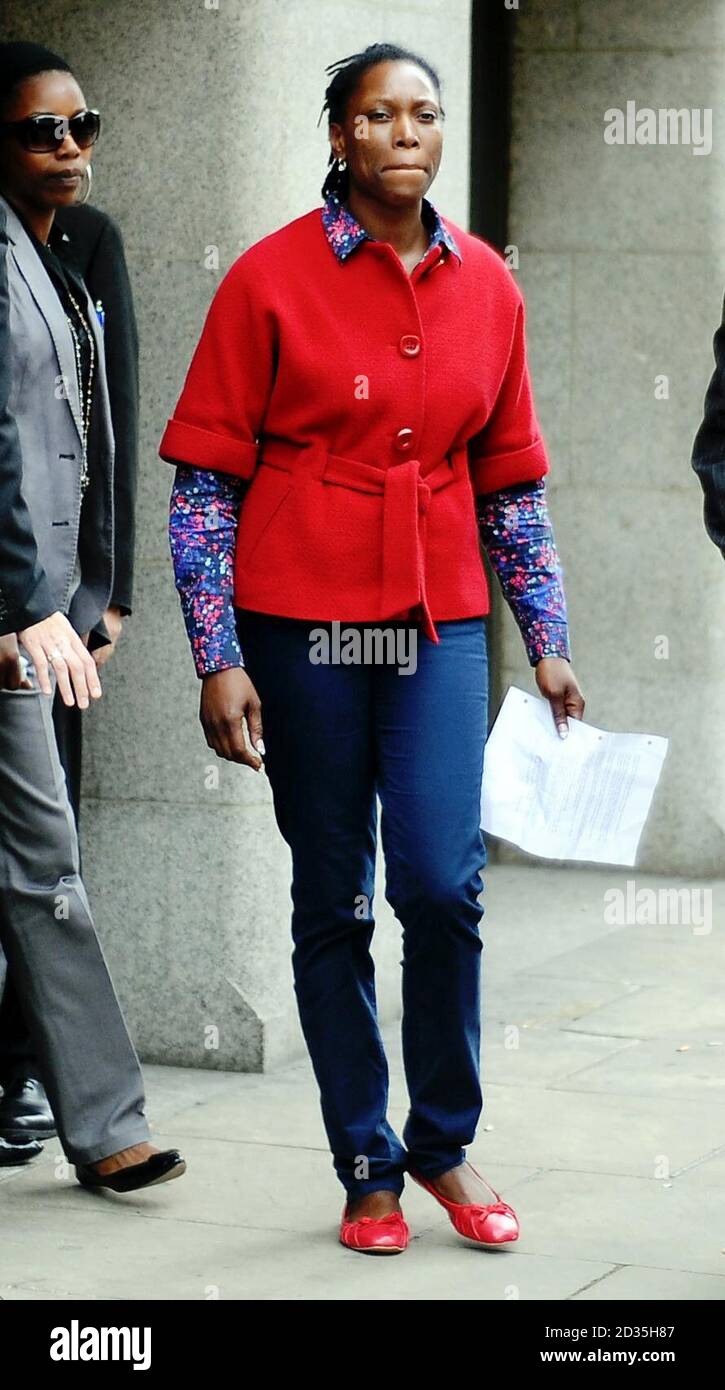 Nicola Dyer, mother of murdered Shakilus Townsend, arrives to speak to ...