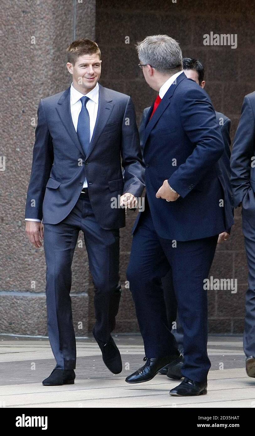 Steven gerrard suit hi-res stock photography and images - Alamy