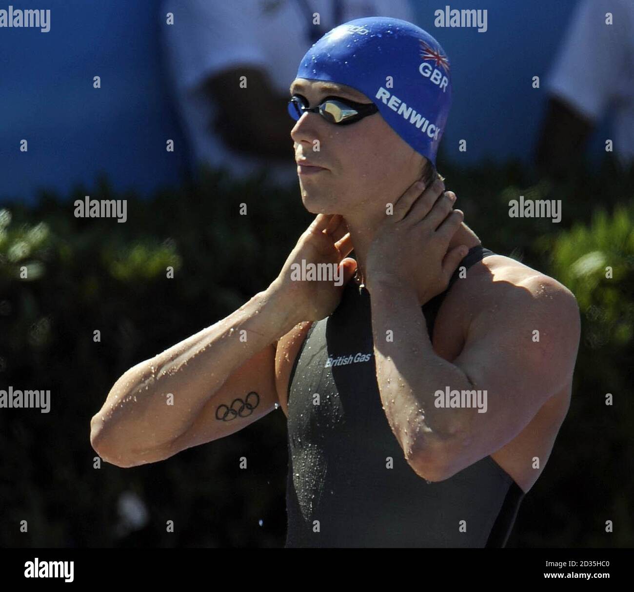 Great Britain' Robert Renwick, before the start of the Men's 400m ...