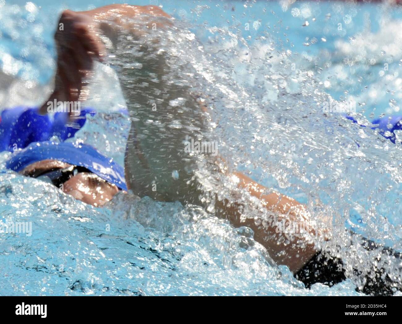 Great Britain's David Davies, during the Men's 400m Freestyle heat ...