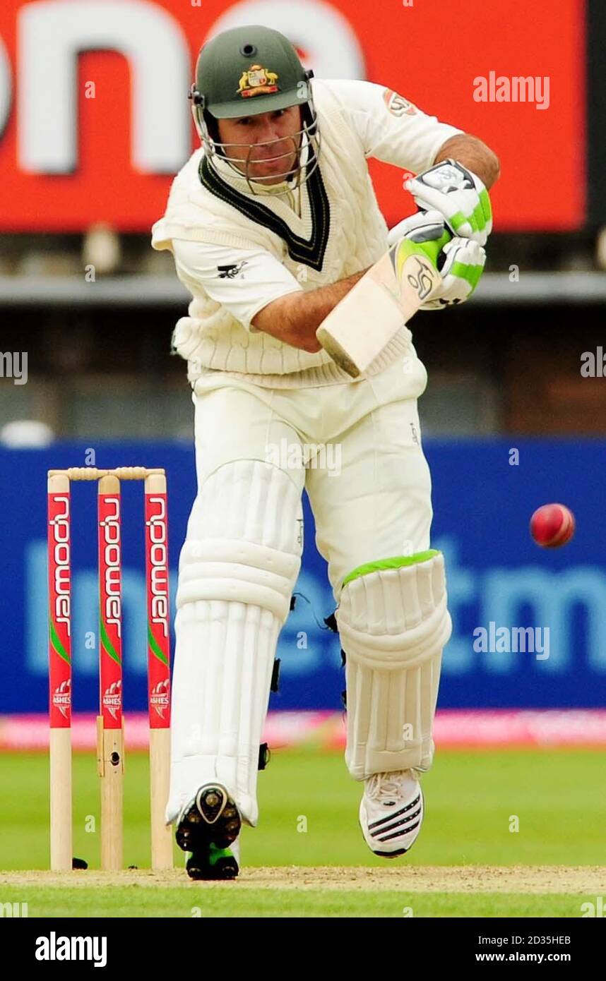 Australia's Ricky Ponting in action during the third test at Edgbaston ...