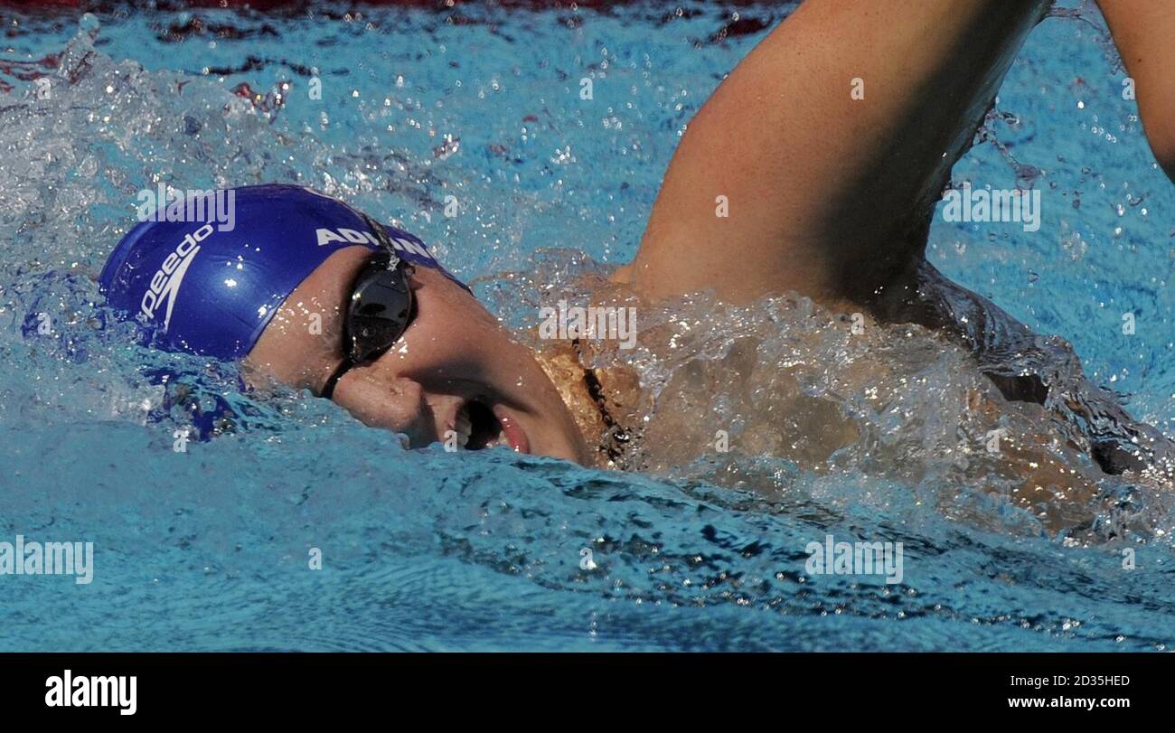 British swimmer Rebecca Adlington during the Women's 800m Freestyle ...