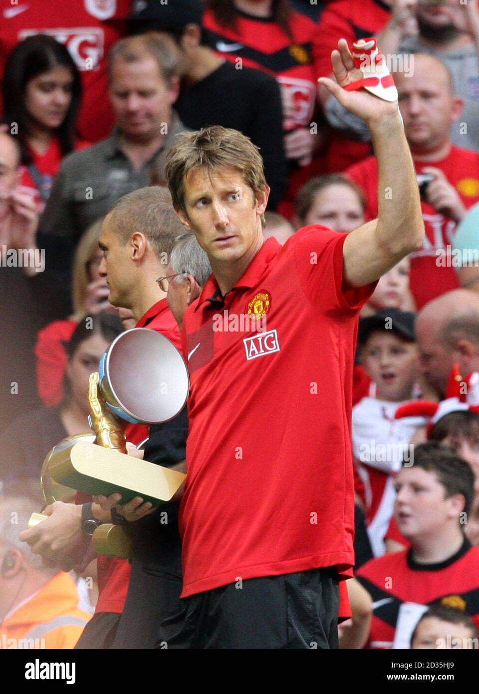 Edwin Van der Sar, Manchester United goalkeeper Stock Photo - Alamy