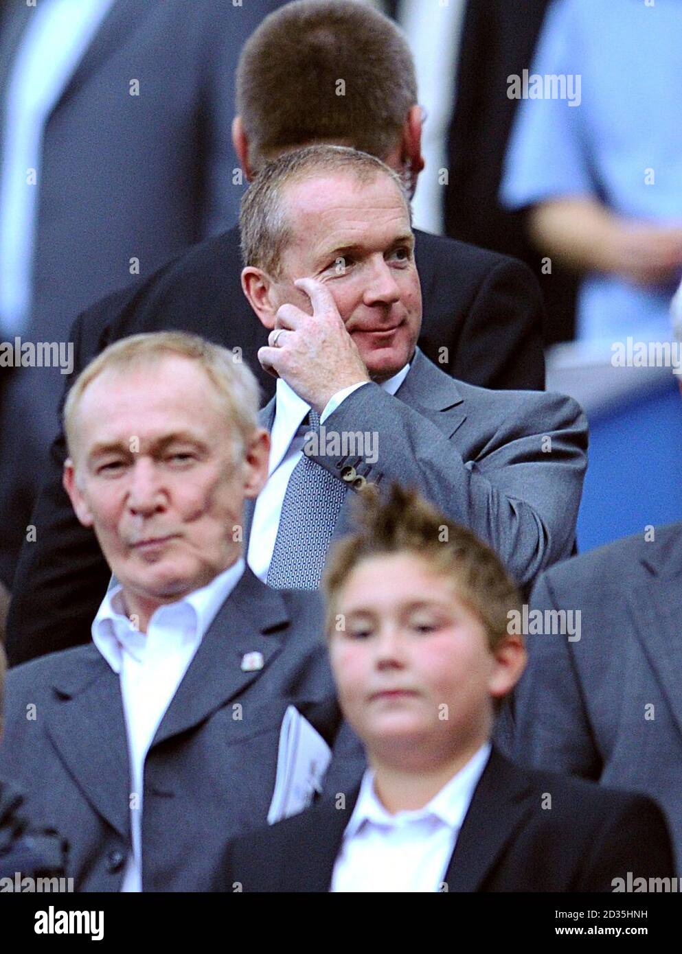 Barry Moat watches the action from the stands Stock Photo - Alamy