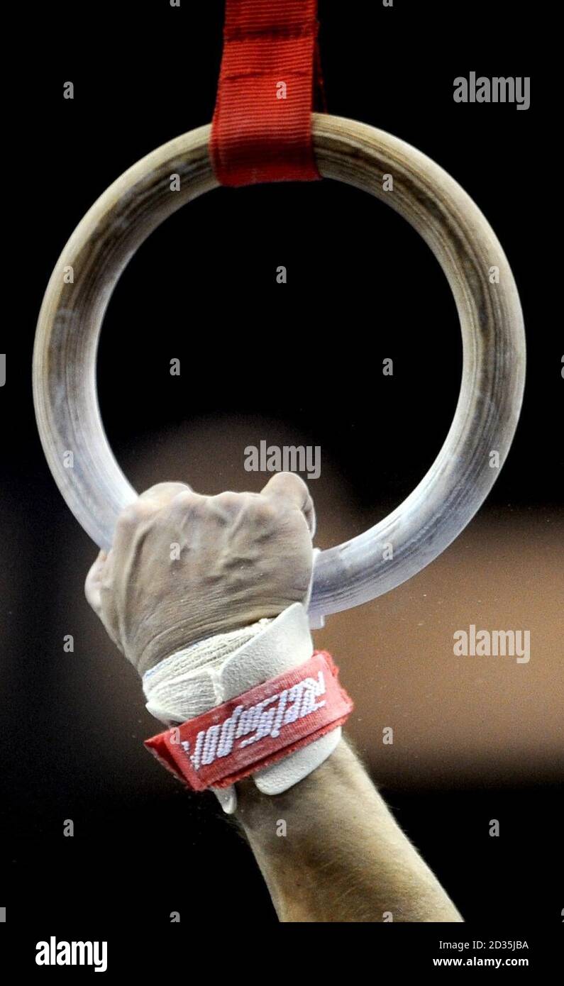 Gymnast rings hi-res stock photography and images - Alamy