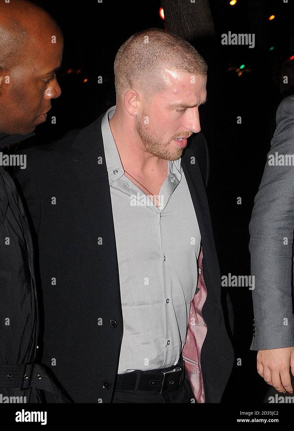 Andrew Cowles arrives at the Jennings Funeral Directors in the Seville ...