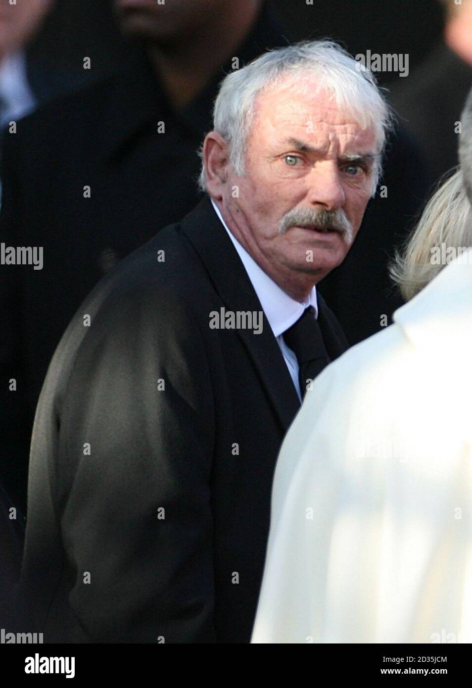 Martin Gately at the funeral of Stephen Gately at St Laurence O'Toole ...