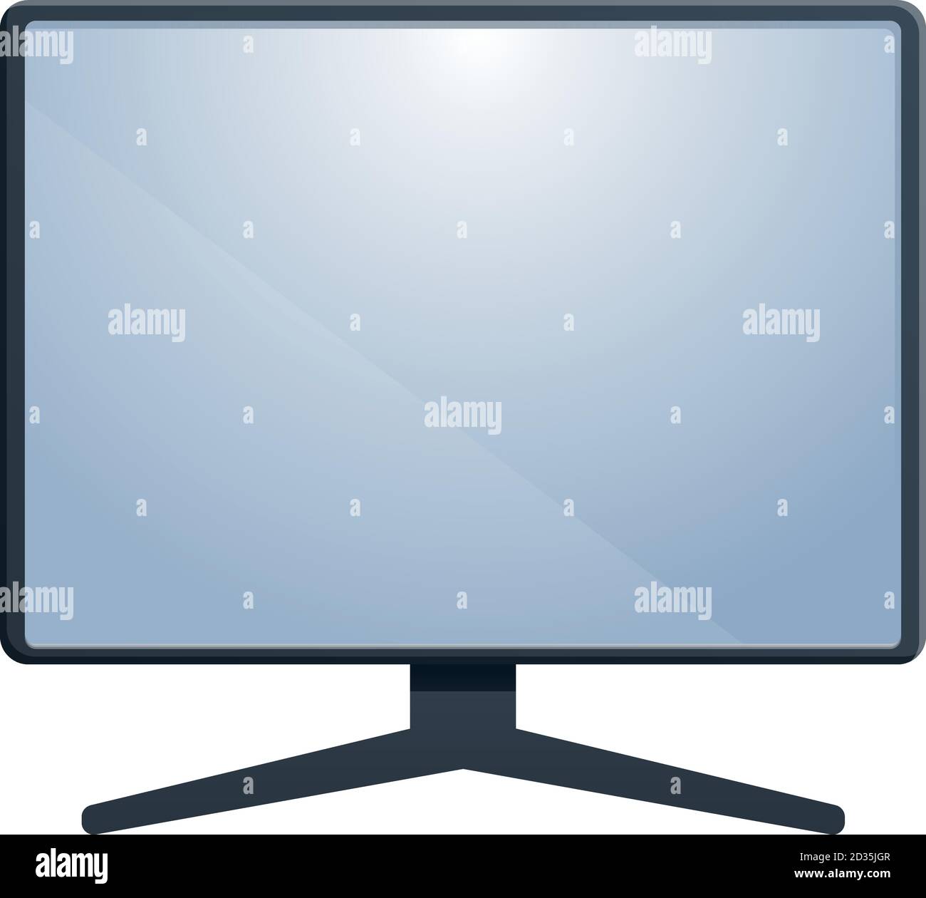 Computer monitor icon. Cartoon of computer monitor vector icon for web ...