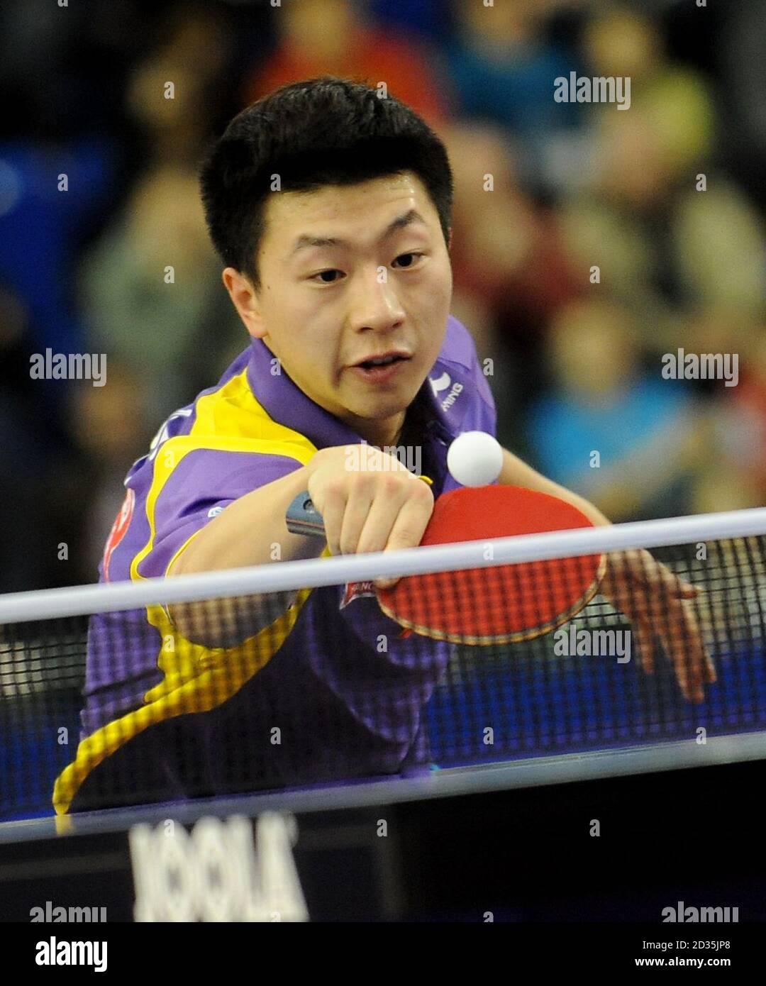 China's Ma Long in action Stock Photo - Alamy