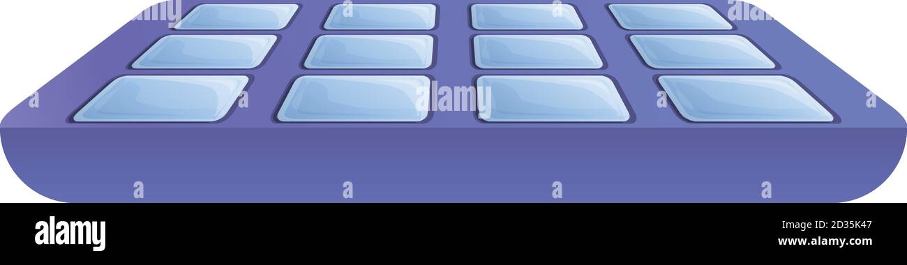 Freezer ice cube tray icon. Cartoon of freezer ice cube tray vector ...