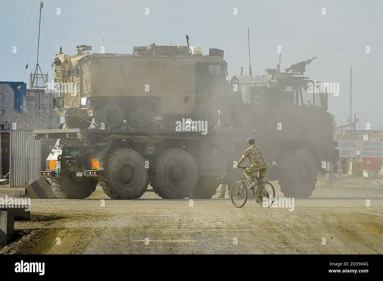 Soldier patrols military vehicle hi-res stock photography and images ...