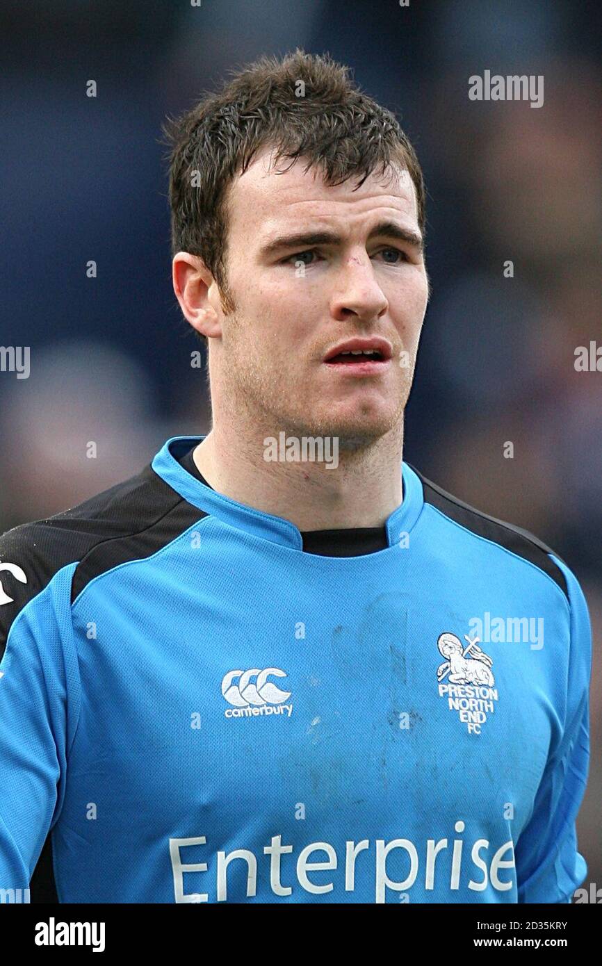 Andy Lonergan, Preston North End goalkeeper Stock Photo - Alamy