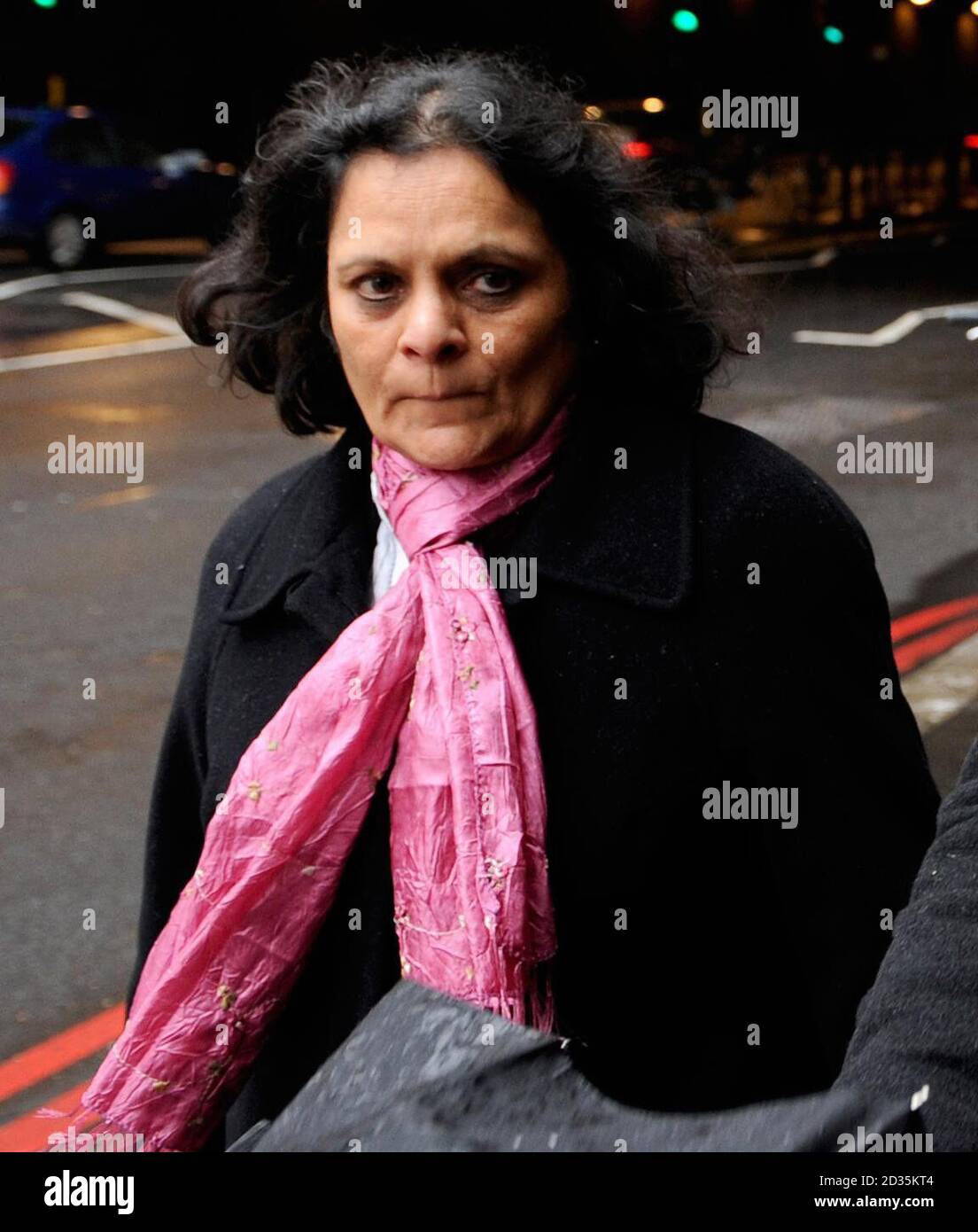 Naina Malde is seen outside at City of London Coroners court, London ...
